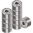 Amazon | Kozelo 10個 深溝ボールベアリング 3 mm x 9mm x 5mm クロム鋼球 モーター 工作機械 ギアボックス ベアリング用 二重盾 | 深溝玉軸受 | 産業 ...