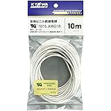 Amazon.co.jp: 協和ハーモネット UL1015 AWG16 耐熱ビニル絶縁電線 10m 白 : 産業・研究開発用品