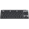 Logitech Signature K855 Wireless Mechanical TKL Keyboard, TTC Red Linear Switches, Bluetooth ...