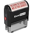 ExcelMark Return to Sender NOT at This Address Self Inking Rubber Stamp ...