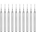Amazon.co.jp: uxcell 10Pcs 0.6mm Carbide End Mill Engraving Milling ...