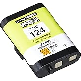 Amazon | エルパ (ELPA) 大容量長持ち充電池 パナソニック他同等品 3.6V 800mAh ニッケル水素充電池 TSA-124 | エルパ(ELPA) | 充電式電池