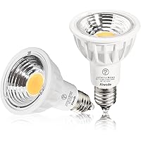 Amazon | Aiwode LED電球 5.5W E17口金直径17mm 95Ra演色性LED スポットライト調光不可、電球色2700K 2個セット、ハロゲン電球60W形相当、広角タイプ ...