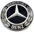 Amazon | 【Mercedes-Benz純正】 メルセデス・ベンツ ローレルリース ボンネット エンブレム ブラック ...