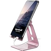 Lamicall Foldable Phone Stand for Desk - Height Adjustable Cell Phone ...