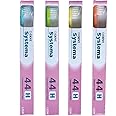 Amazon | DENT.EX システマ 歯ブラシ4本 アソート 44H(コンパクト かため) | LION | 大人用歯ブラシ 通販