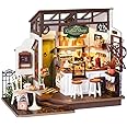 Amazon | Rolife ミニチュアハウス カフェ 喫茶店 NO.17 Café ミニチュアハウスキットドールハウス DIY 立体パズル ...