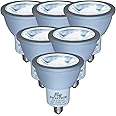 Amazon | FWAYTECH LED ez10口金 12V 6W ハロゲン電球LED 昼白色5000ケルビン ダクトレール用LEDスポットライト ダイクロハロゲン50W～60W相当 密閉 ...