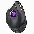 Amazon.co.jp: ProtoArc EM05 NLバーティカル トラックボールマウス 縦型62° 2.4GとBluetooth両対応 ...