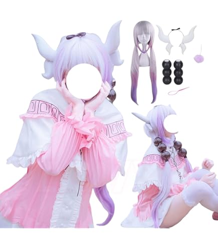 Amazon.co.jp: QOQOUO_COS 小林さんちのメイドラゴン 風 カンナカムイ