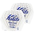 Amazon.co.jp: カリタ Kalita うまみを引き出す コーヒー ペーパー フィルター ウェーブ 2~4人用 KWF-185 100枚 ホワイト #22212 おしゃれ キャンプ ...
