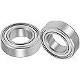 Amazon | Kozelo 2個 深溝ボールベアリング 7 mm x 13 mm x 4 mm 440Cステンレス鋼球 モーター 工作機械用 ギアボックスベアリング使用 ダブルシールド ...