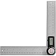 GemRed 82305 Digital Angle Ruler Protractor (Stainless steel (black ...