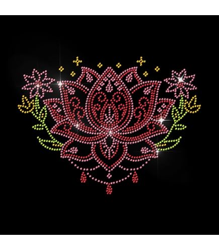 Tirpitz Model Red Roses Rhinestone Transfer - Heat Apply Crystal Decor ...