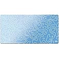 GutzyAiden Topo XXL Gaming Mouse Pad | 36" x 18" | Hybrid Polyster ...