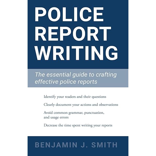 Sample Police Report Writing