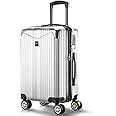 Amazon.co.jp: [VARNIC] スーツケース キャリーケース キャリーバッグ 【YKK】 製ファスナー 拡張機能 ストッパー付きキャスター TSAダイヤル式ロック 振動軽減 軽量 ...