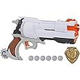 Amazon.co.jp: NERF Overwatch McCree Rival Blaster with Die Cast Badge ...