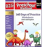 Amazon | Big Kindergarten Workbook - Ages 5 to 6: 150 Days of Practice ...