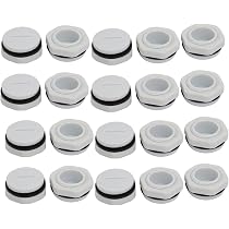 Cable Protection Caps Uxcell M20 Nylon Cable Gland Caps - Threaded End ...