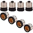Amazon.co.jp: 8pcs ランプコンバータ用のE17 E12の電球ソケットベースランプホルダー変換アダプタLED電球ソケットアダプター : ホーム＆キッチン