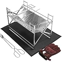 Amazon | PSKOOK 焚火台 焚き火台 折りたたみ焚火台 コンパクト 軽量 キャンプ 一瞬で開く 組立不要 ワンタッチ 携帯便利 1 ...