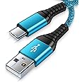 Amazon.co.jp: ANNIBER usb type c ケーブル タイプc ケーブル USB C充電ケーブル 急速充電 QC3.0対応/1.8m/保証付き 3重ナイロン編み 携帯C ...