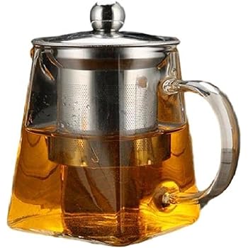 Amazon｜ToYo ステンレス製底の耐熱ガラス製ジャンピンぐティーポット 直火用 IH対応 800ml 2－3人用｜ティーポット オンライン通販