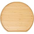 Amazon｜【FSC認証製品】良木工房YOSHIKI 竹製 お盆 トレー おしゃれ 半月盆 食事トレー おぼん 小物入れ トレイ キッチントレイ お膳 来客用 SDGs 脱プラ サステナブル ...