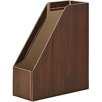Amazon | セキセイ ボックスファイル A4 タテ WOODS STYLE ダークブラウン WDS-8650 | 文房具・オフィス用品 | 文房具・オフィス用品