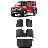 Amazon | VKINGER ジムニーノマド JC74 5ドア パーツ セット割 フロアマット ラゲッジマット シート背面マット 3点set 運転席 助手席 2列目 シート背面 ラゲッジ ...