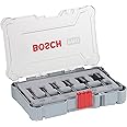 Amazon | ボッシュ(BOSCH) ルーター・トリマービットセット(ストレート・6本入) 2607017465 | トリマーアクセサリ