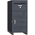 Amazon.co.jp: VARNIC 宅配ボックス 宅配BOX 防水 屋外 大容量 ポスト付き 郵便受け 戸建て用 個人宅 大型 盗難防止 (グレー) : DIY・工具・ガーデン