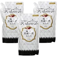 Amazon | fabrush(ファブラッシュ) 衣料用液体洗剤 無香料 詰替 900ml | addgood(アドグッド) | 液体洗剤