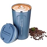 Amazon.co.jp: OCTERR マグカップ 保温 コーヒーカップ コンビニカップ 携帯マグ 保冷 タンブラー 真空断熱 ステンレス製 蓋付き 持ち運び 直接ドリップ プレゼントに ...