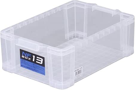 Amazon | Astage(アステージ) NFボックス #13 クリア W約28.7×D約43.5×H約14.5cm | パーツボックス