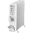 De'Longhi, Portable Oil Column Heater, 2400W with Timer, Addional Fan ...