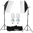 Abeststudio 2x135W Continuous Lighting Kit 20"x28"/50x70cm Softbox Soft ...