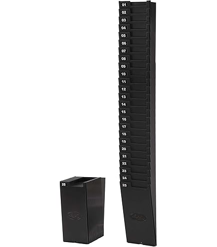 Time Card Racks Time Card Rack 5 Pocket Slots Wall Mounted Expandable ...