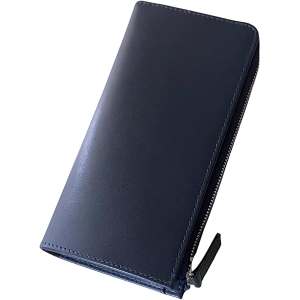 Amazon | [DearMin] 財布 メンズ 極小 L字ファスナー長財布 本革 薄型