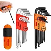 Amazon Basics Hex Key Allen Wrench Set with Ball End - Set of 26 : Amazon.com.au: Home Improvement