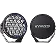 Kings 9" Lethal Driving Lights (Pair) | Lens Covers Included | 1 Lux ...