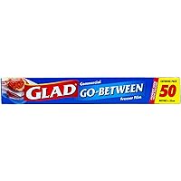Glad Go-Between Freezer Film, Separates Frozen Foods and Prevents ...