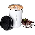 Amazon | OCTERR マグカップ 保温 コーヒーカップ コンビニカップ 携帯マグ 保冷 タンブラー 真空断熱 ステンレス製 蓋付き 持ち運び 直接ドリップ プレゼントに (ホワイト ...