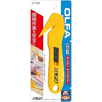 Amazon | オルファ(OLFA) セフティラップカッター 210B | 軽作業用カッター