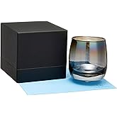 Amazon | PROGRESS Rex ロックグラス チタンミラー カットデザイン 日本製 ギフト 父の日 プレゼント ウィスキー ワイン お酒がまろやかに クロス付 (Rex ...