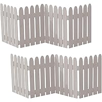 Amazon | 折り畳めるウッドミニフェンス 1枚組 ホワイト WF-120F-WHT(SST) ミニフェンス ウッドフェンス 木製フェンス 花壇 家庭菜園 仕切り 柵 置くだけ 簡易 ...