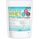 Amazon | NICHIGA(ニチガ) GRASS FED WPI instant ホエイプロテイン 500g〔rBGH and rBST牛成長ホルモン不使用〕GMO-Free グラスフェ ...