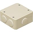 Amazon.co.jp: 未来工業(MIRAI) PVKボックス 防水タイプ 中形四角浅型 おねじキャップ付き グレー PVK-ANP : DIY・工具・ガーデン