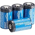Amazon Basics 4-Pack CR2 Lithium Batteries, 3 Volt, Long Lasting Power, Low Self-Discharge Rate ...